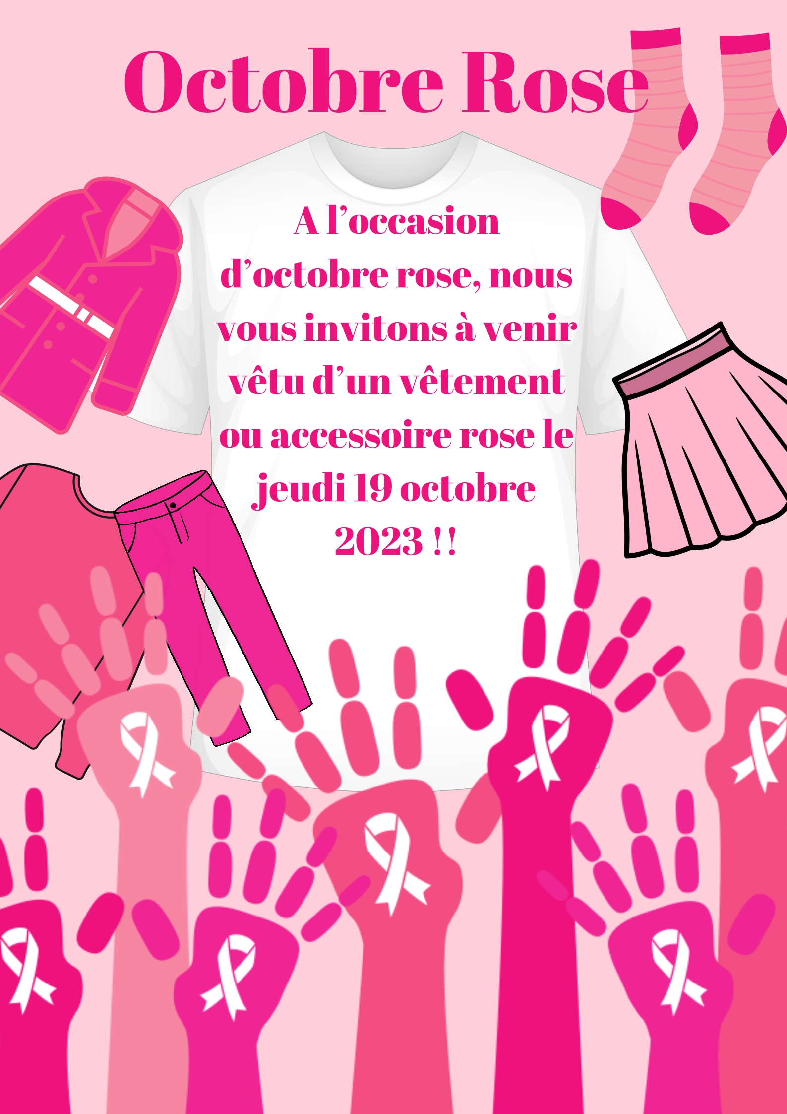 TOUS EN ROSE - Collège Michelet