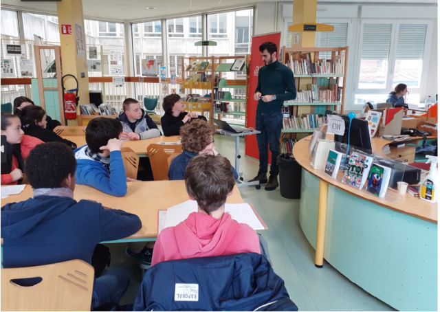 Le collège Michelet accueille Ouest france - Collège Michelet
