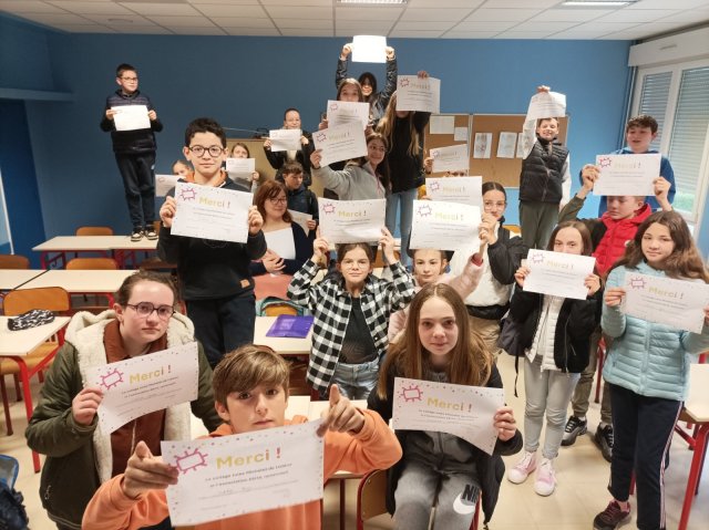 Des nouveaux diplômés - Collège Michelet